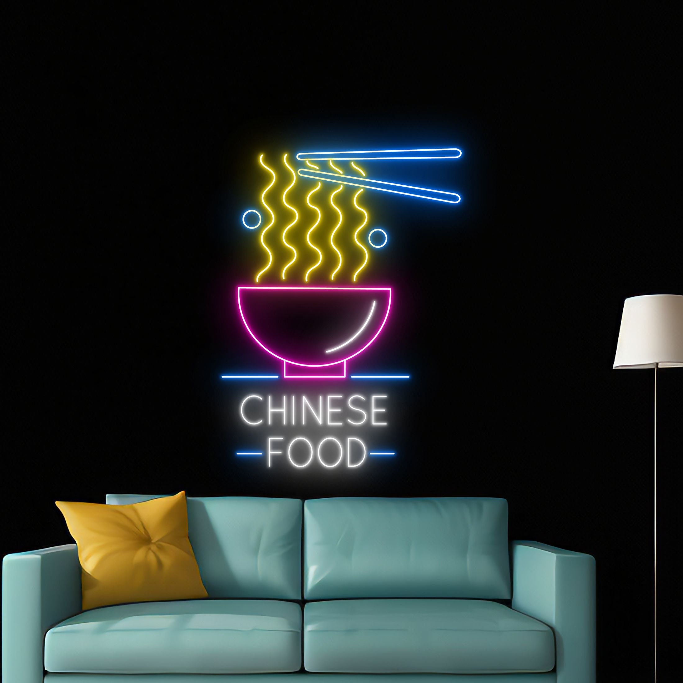 Custom Chinese Food Open Led Sign, Chinese Noodles Led Light, Noddles ...