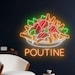 Poutine Canada Neon Sign, Poutine Led Sign, Poutine Led Light, Poutine ...
