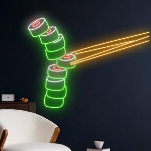 Sushi Neon Sign, Japanese Food LED Sign, Sushi Neon Light, Japan ...