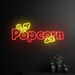 Popcorn Neon Sign, Popcorn Neon Light, Popcorn Led Light, Popcorn Led ...
