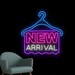 New Arrival Neon Wall Sign, Cloth Hanger Led Wall Light, Custom Text ...