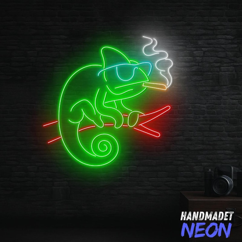 Custom Lizard Neon Sign - Etsy