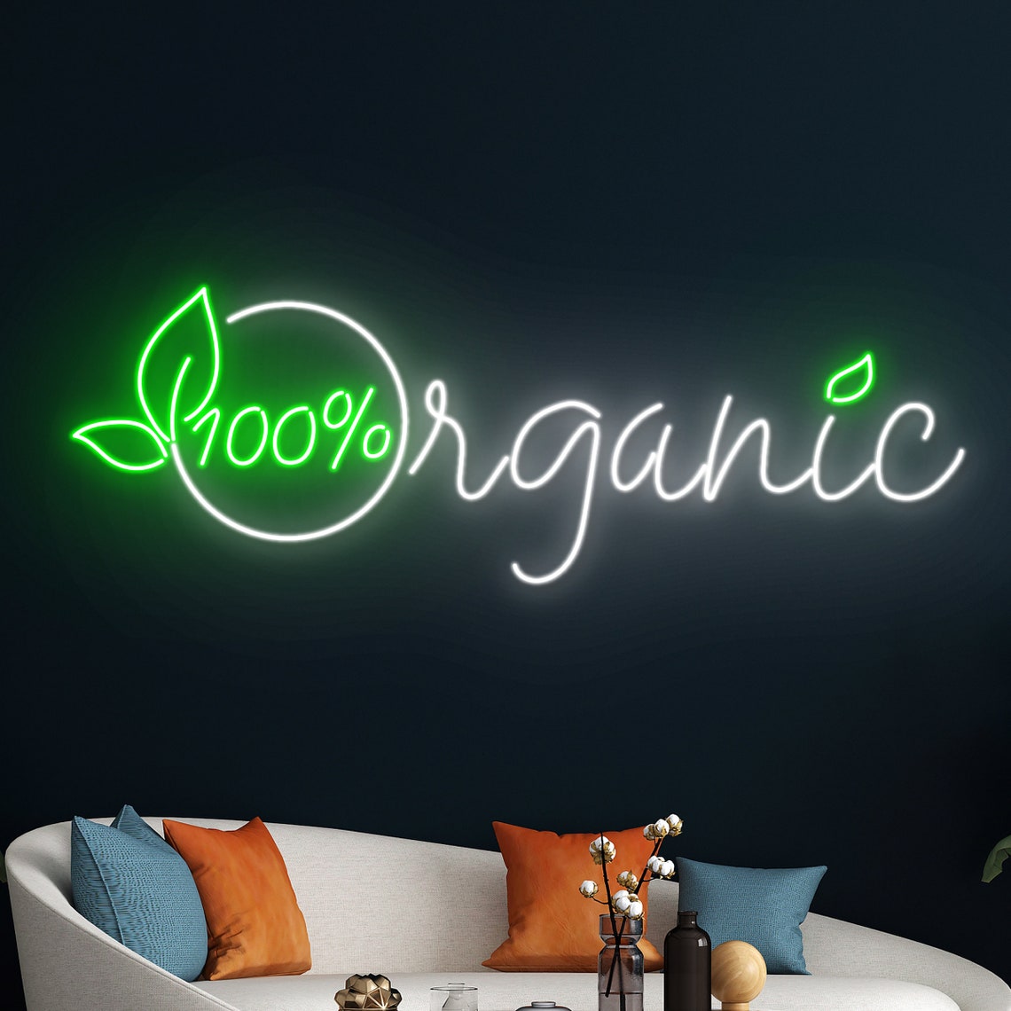 Organic Fruit Neon Sign, Vegetables LED Sign, Vegetables Neon Light ...