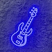 Guitar Neon Sign | Guitar Wall Decor for Music Studio, Bar or Room ...