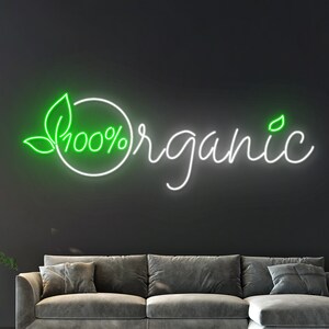 Organic Fruit Neon Sign, Vegetables LED Sign, Vegetables Neon Light ...