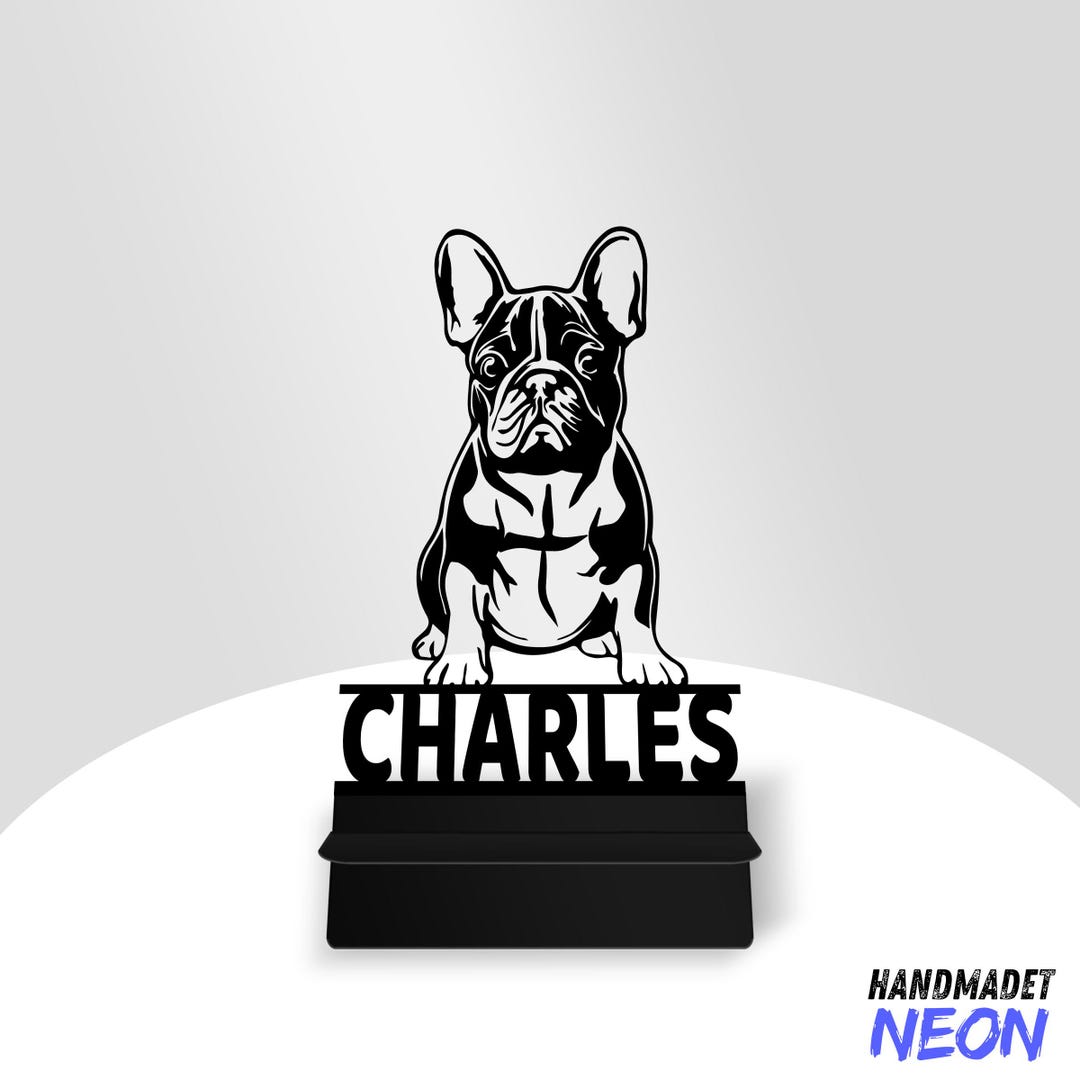 Custom French Bulldog Phone Stand, Bulldog Dog Phone Holder, Dog Tablet ...