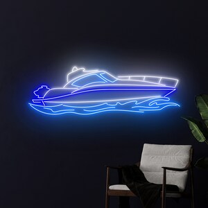Luxury Yacht Neon Sign, Luxury Yacht Led Sign, Luxury Yacht Neon Sign ...