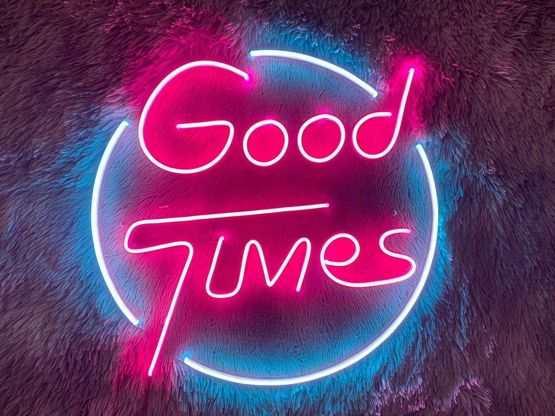 Good Time Led Sign, Good Time Neon Sign, Wall Decor, Bar Neon Sig ...