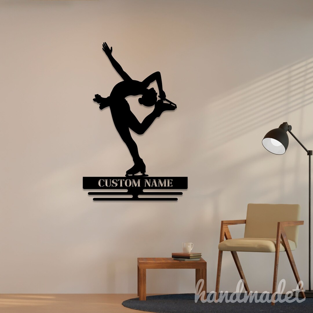 Custom Ice Skating Medal Hanger, Athlete Medal Holder, Sport Metal Rack ...