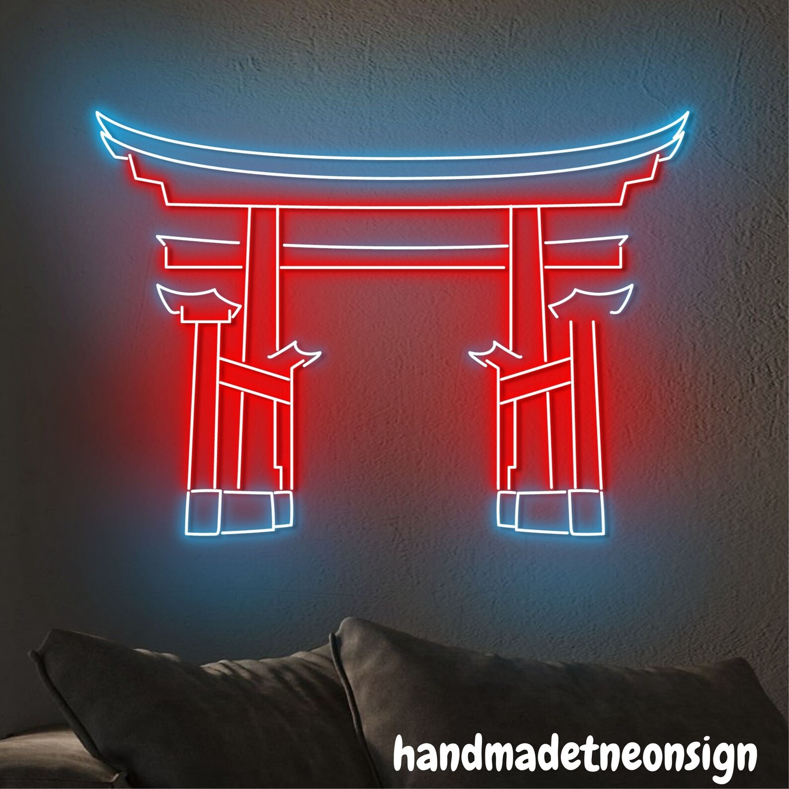 Torii Gate Neon Sign, Torii Gate Led Sign, Torii Gate Japan Neon Light ...