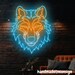 Wolf Head Neon Sign, Wolf Head Led Sign, Wolf Neon Light, Wolf Animal ...