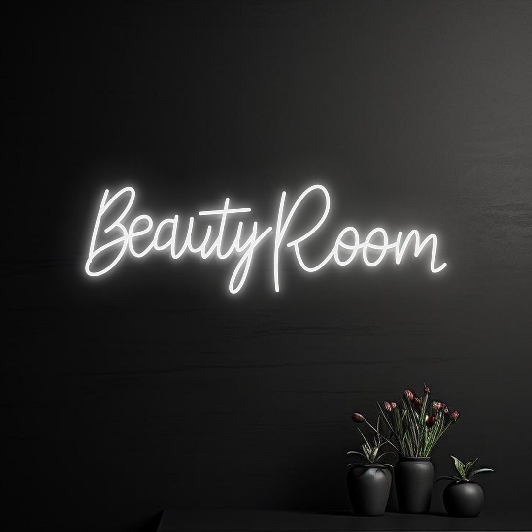 Beauty Room Led Sign, Beauty Room Neon Light, Personalized Name Led ...