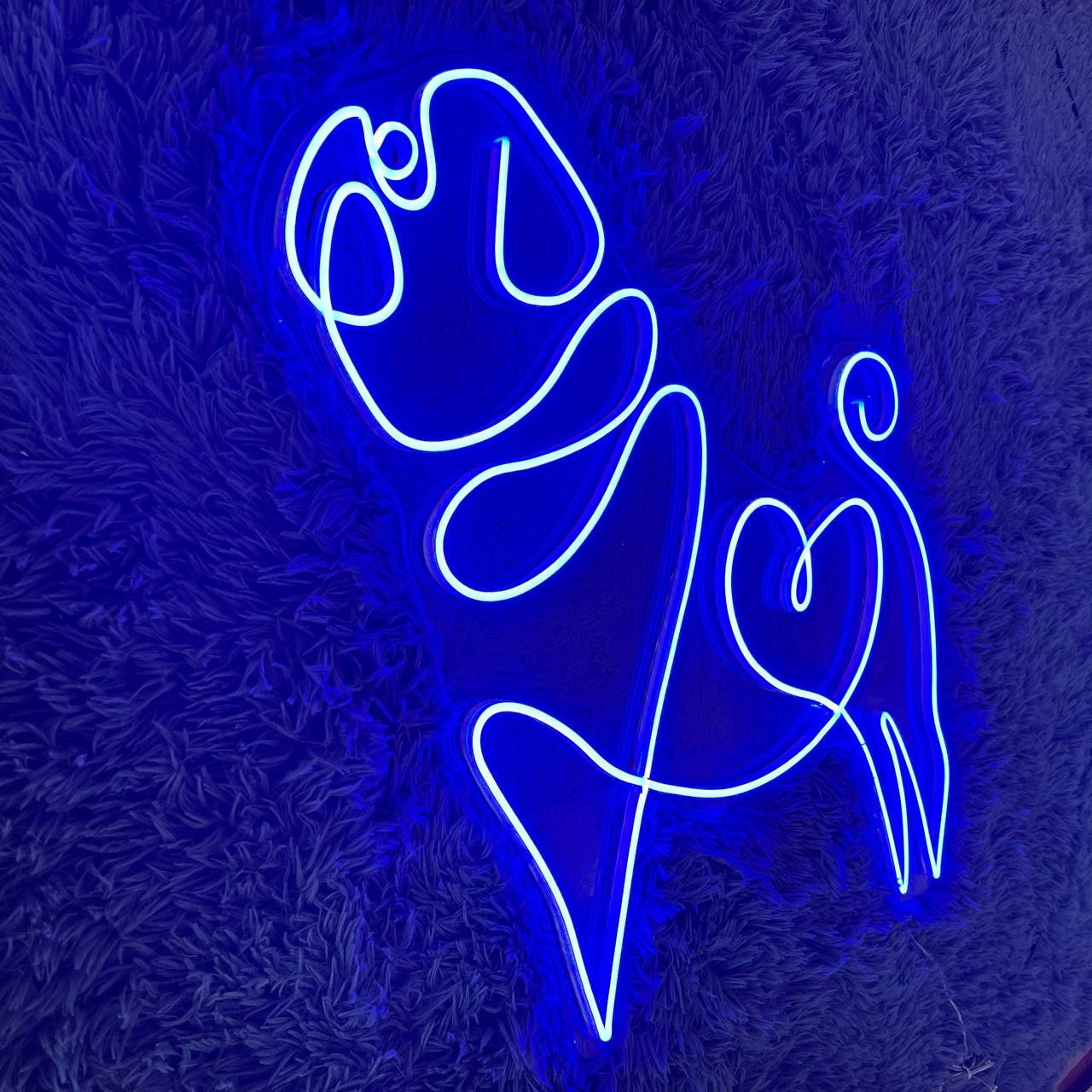 Pug Neon Sign,animal Neon Sign,led Neon Sign,cute Neon Sign,neon Wall ...
