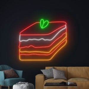 Tiramisu Cake Neon Sign, Tiramisu Led Sign, Tiramisu Led Light, Baking ...