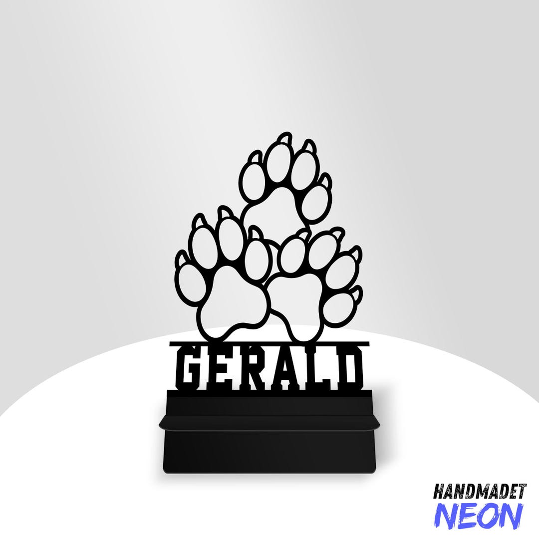 Custom Paws Dog Phone Stand, Paw Dog Phone Holder, Paw Pet Tablet Stand ...