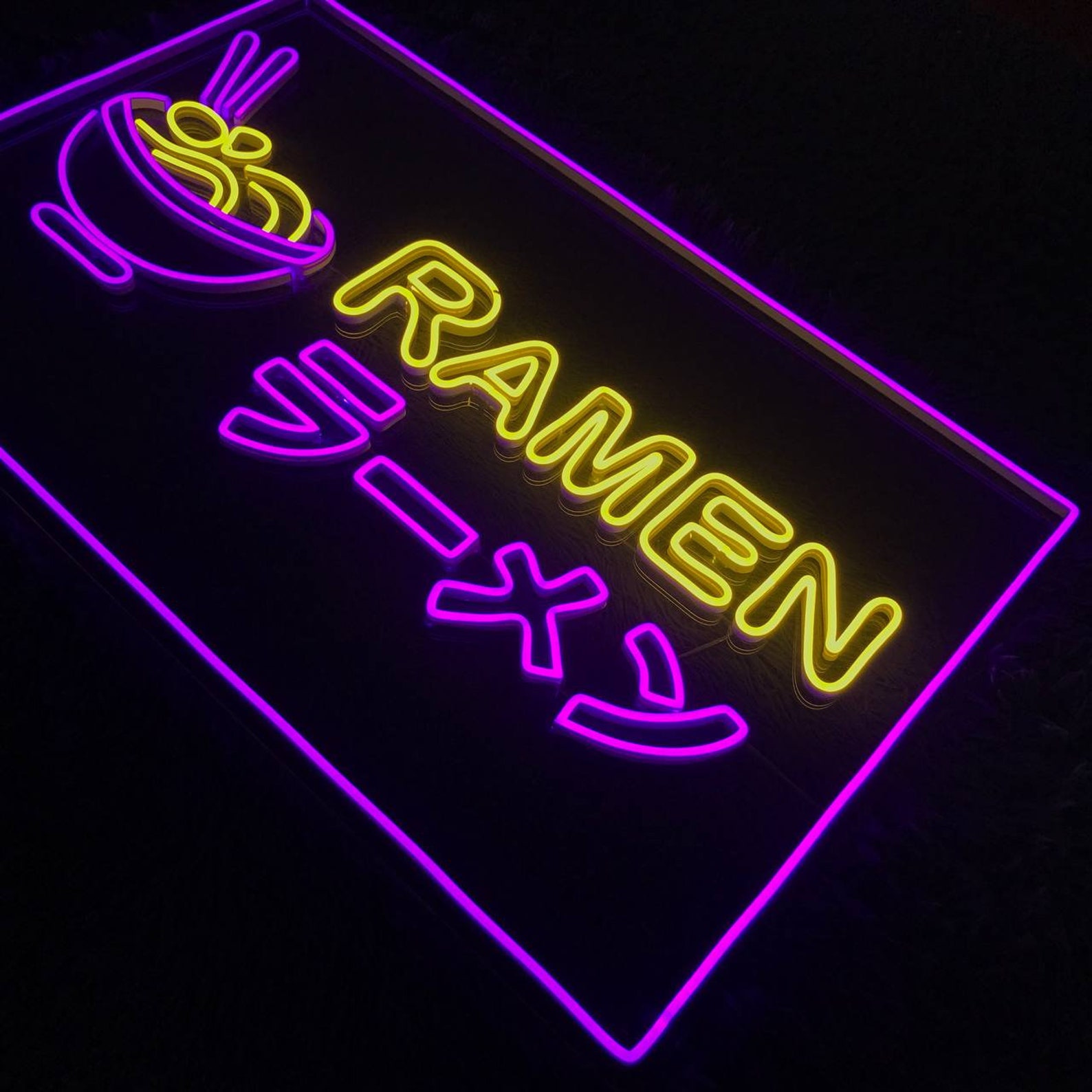 Ramen Led Sign, Noodles Neon Sign, Japanese Noodles Led Light, Custom ...
