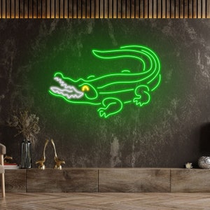 Crocodile Neon Light | Gator Neon Light | Alligator Neon Light | Croc ...