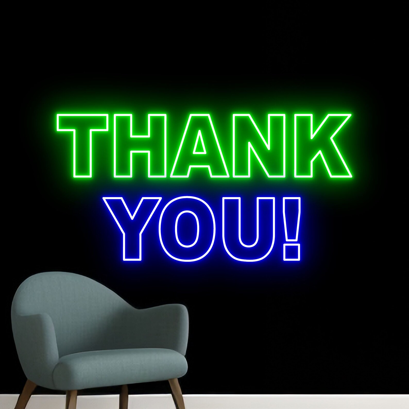 Thank You Led Sign, Thank You Neon Sign, Custom Thanks Led Light ...