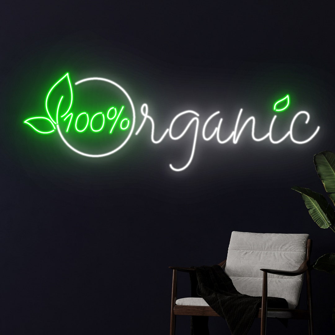 Organic Fruit Neon Sign, Vegetables LED Sign, Vegetables Neon Light ...
