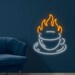 Hot Coffee Neon Sign, Coffee Neon Sign, Cafe Neon Sign, Coffee Led Sign ...