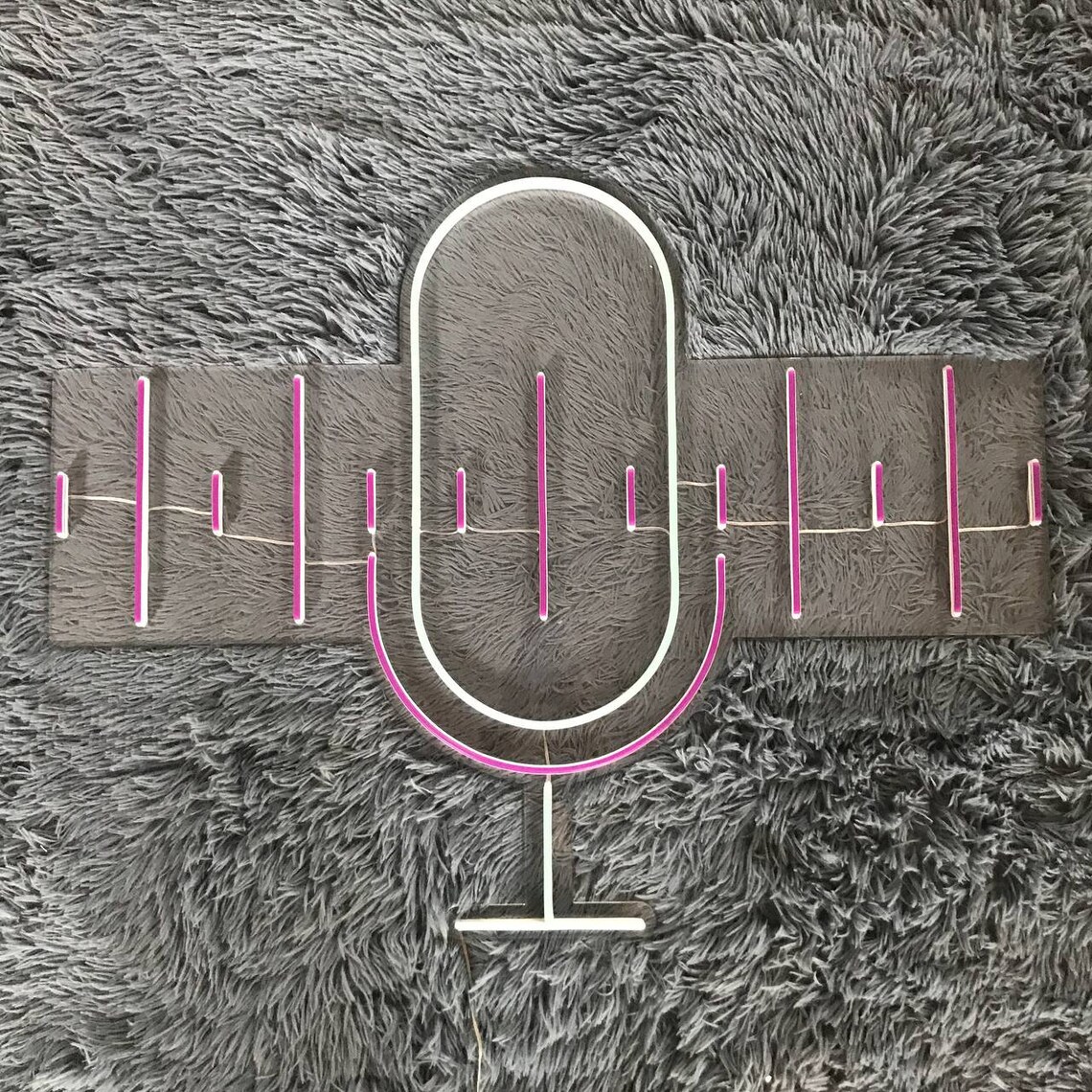 Recording Led Sign Micro Neon Sign Wall Decor Music Neon - Etsy