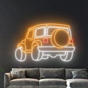 Custom Text Classic Car Neon Sign, Luxury Car Led Sign, Car Led Light ...