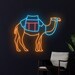 Camel Neon Sign, Camel Led Sign, Camel Led Light, Camel Neon Light ...