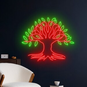 Tree of Life Neon Sign, Tree of Life Led Sign, Tree of Life Led Light ...
