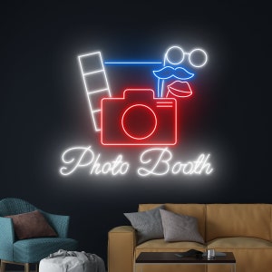 Photo Booth Neon Sign, Photo Studio Neon Light, Camera LED Light ...