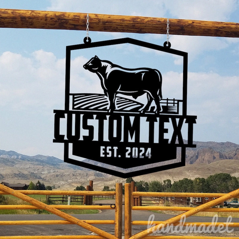 Cattle Sign - Etsy