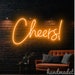 Cheer Neon Wall Sign, Cheer Words Led Wall Sign, Custom Quote Neon Wall ...