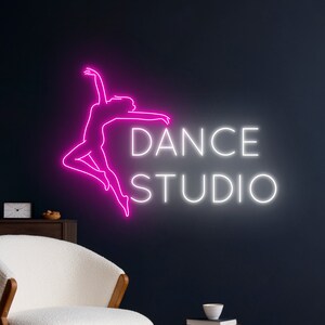 Dance Studio Neon Sign, Custom Dancer Led Sign, Custom Dancer LED ...