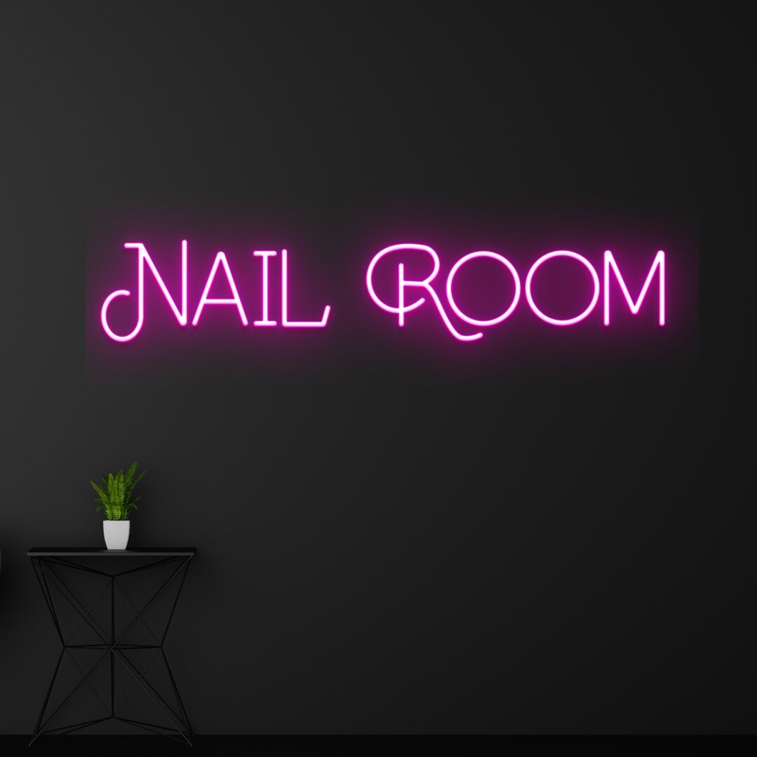 Custom Nail Room Neon Sign Nail Salon LED Light Nail Studio - Etsy