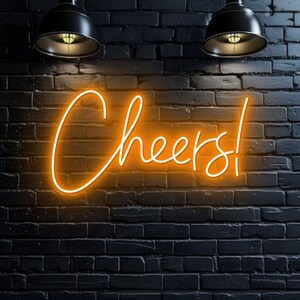 Cheer Neon Wall Sign, Cheer Words Led Wall Sign, Custom Quote Neon Wall ...