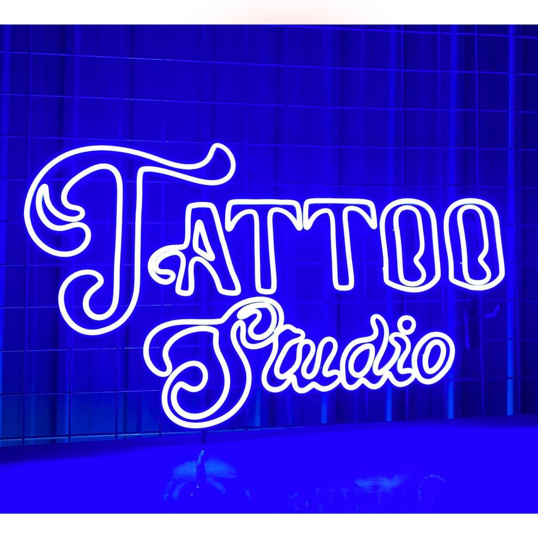 Tattoo Studio Neon Light, Tattoo Shop Led Sign, Tattoo Salon Led Light ...