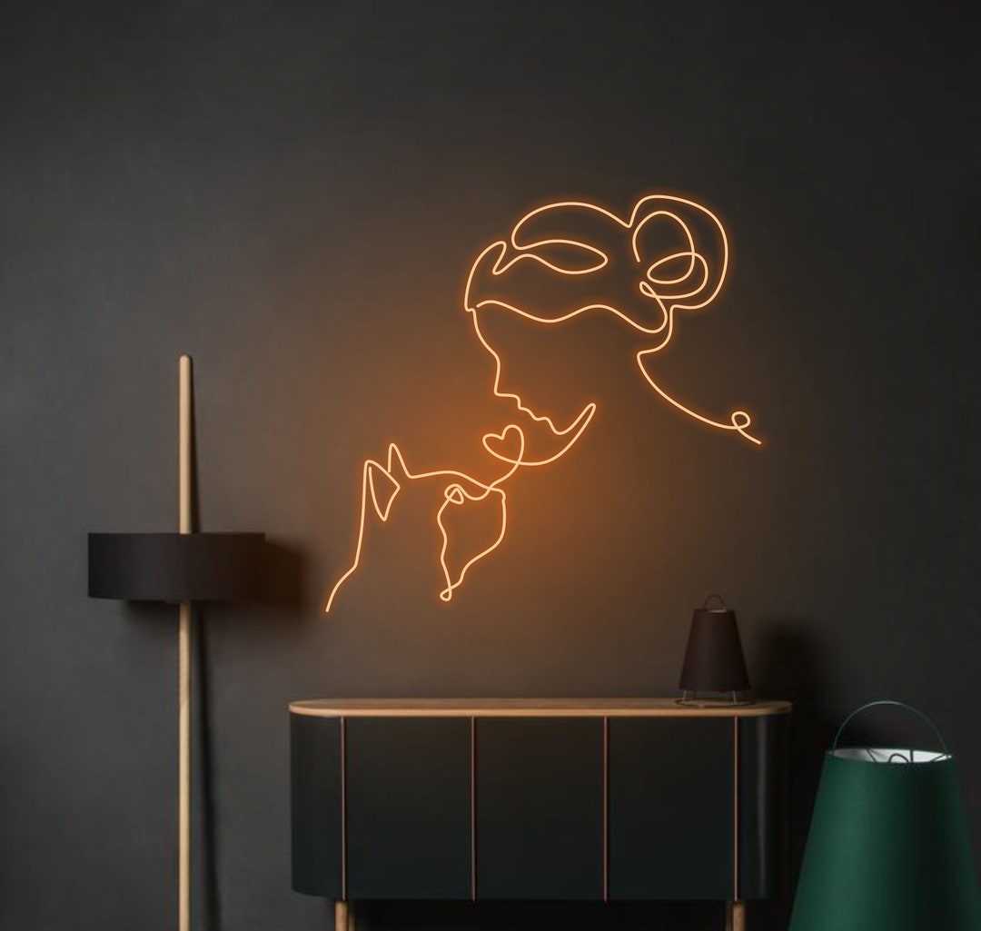 Dog Lovers Neon Signs Cute Dog Led Signs Pet Lover Gifts - Etsy