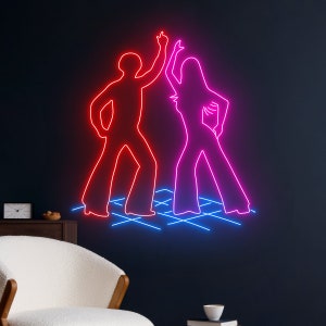 Disco Bar Led Sign, Disco Bar Neon Light, Cowgirl Disco Neon Sign ...