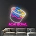 Acai Bowl Neon Sign, Acai Bowl LED Light, Acai Bowl Fruit Neon Light ...
