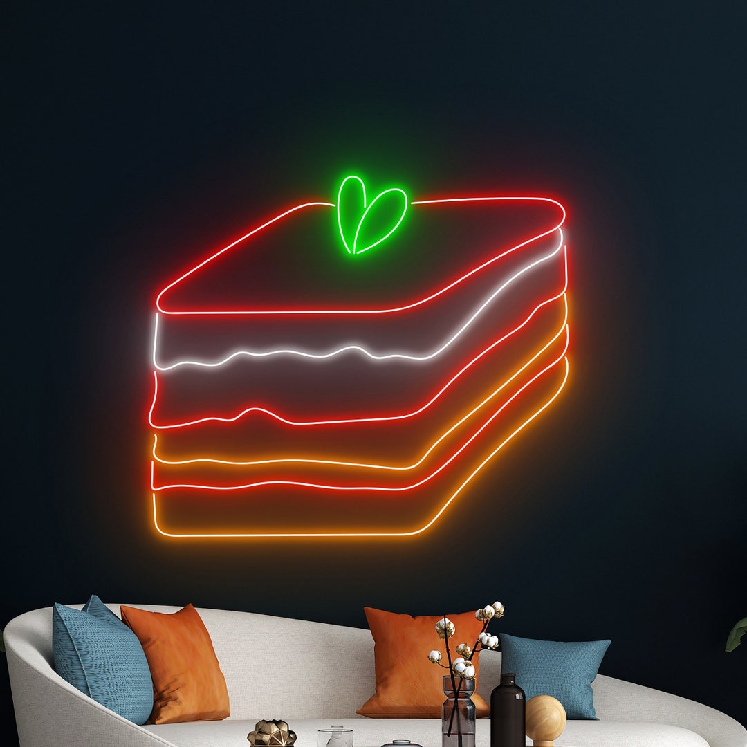 Tiramisu Cake Neon Sign, Tiramisu Led Sign, Tiramisu Led Light, Baking ...