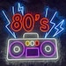 Back to the 80s Neon Led Sign, Retro Neon Sign, Wall Decor, Back to the ...