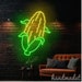 Corn Neon Wall Sign, Corn Led Wall Sign, Vegetable Neon Wall Light ...