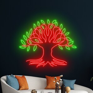 Tree of Life Neon Sign, Tree of Life Led Sign, Tree of Life Led Light ...