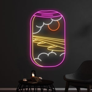 Custom Plane Window Led Sign, Airplane Window Neon Sign, Aircraft ...