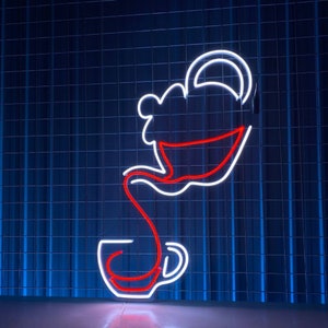 Tea Neon Sign, Tea Cup Neon Light, Tea Pot LED Light, Drinking Led Sign ...