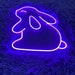 Rabbit LED Neon Sign, Cute Bunny Neon Sign, Bunny Neon Led Light ...