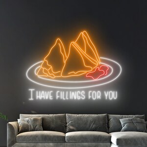 Samosa Neon Sign, Samosa India Led Sign, Samosa Led Light, Samosa India ...