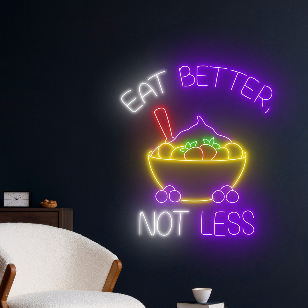 Acai Bowl LED Light, Acai Bowl Neon Sign, Acai Bowl Fruit Neon Light ...