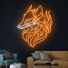 Fox Neon Light, Fox Led Sign, Fox Neon Sign, Fox Led Light, Fox Room ...