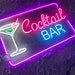 Business Decoration Custom Neon Bar Signs, Cocktail Bar Neon Sign ...
