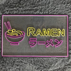 Ramen Led Sign, Noodles Neon Sign, Japanese Noodles Led Light, Custom ...